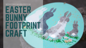 Easter Craft Decor: Footprint Bunnies - MidKid Mama